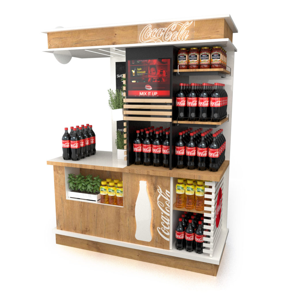 Advertising Stand Coke & Meal - ATS Display